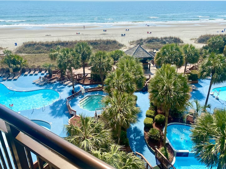 Oceanfront, Heated Pools. Near Barefoot Landing - Alligator Adventure, North Myrtle Beach