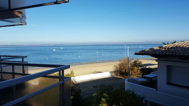 Studio En 1ère Ligne Vue Sur La Mer - アルカション