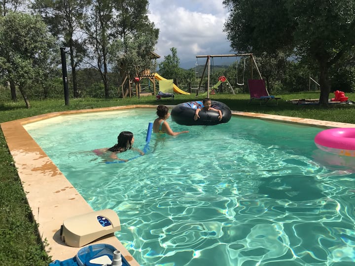 Gite Au Paradis ,Piscine, Parc Animalier Corsica - Oletta