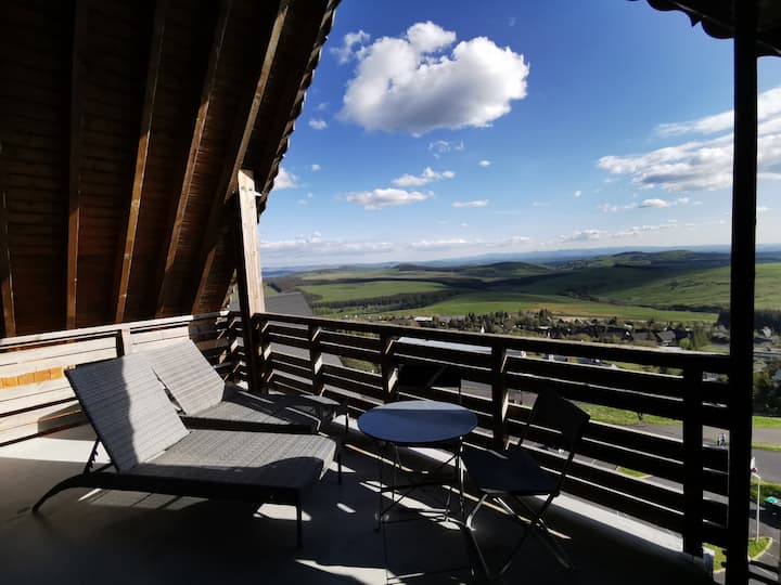 Terrasses Du Sancy 6/8p Duplex Panoramique Piscine - Super-Besse