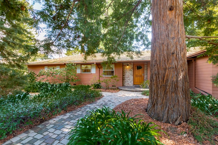 Mid-century Elegance  Beneath The Redwoods - Portola Valley, CA