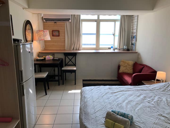 台大公館 Cozy Studio With Elevator : 1 Min Walk To Mrt - 永和區