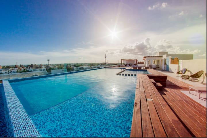 With Private Jacuzzi Only 1 Block From 5th Avenue - Playa del Carmen