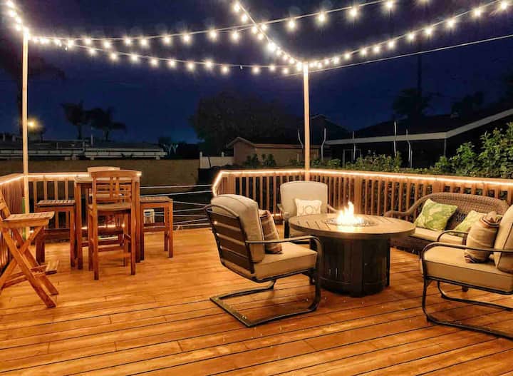 Beautiful House With Smart Tv’s, A/c, Firepit! - Torrance, CA