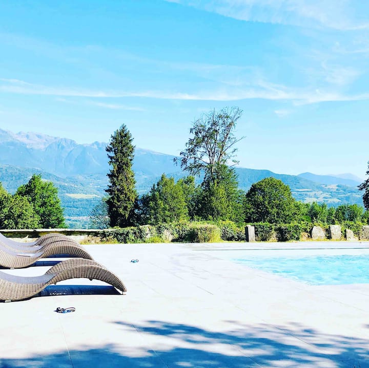 Vue Imprenable Grande Maison Piscine Privative - Grenoble