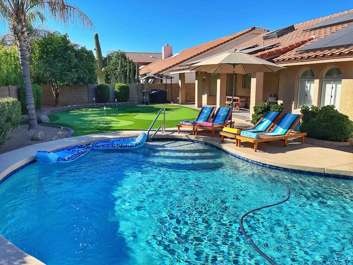 Heated Pool* + Golf @ Exquisite Home Near Tpc Golf - Scottsdale, AZ