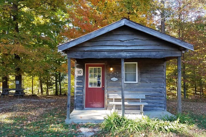 "Tom T" Camping Cabin #10 | Pet Friendly - Brown County, IN