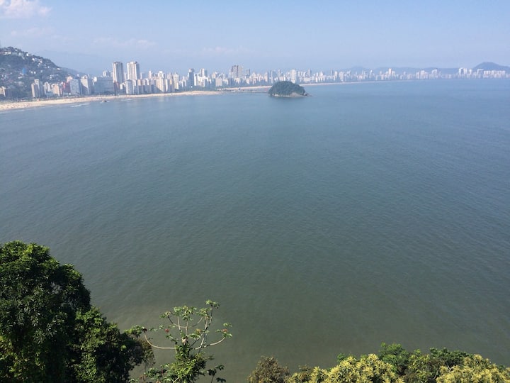 Vista Panorâmica Para Mar - Santos