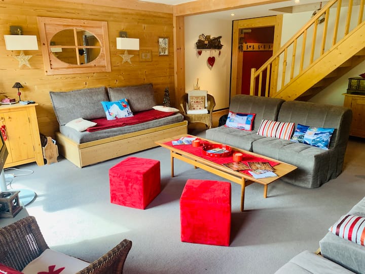 130m2 Au Pied Des Pistes, Charme, Calme Et Vue 4* - Courchevel