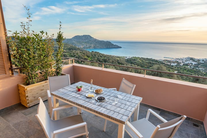 Suite 2 Bedrooms Sea View - Stella In The Village - Plakias