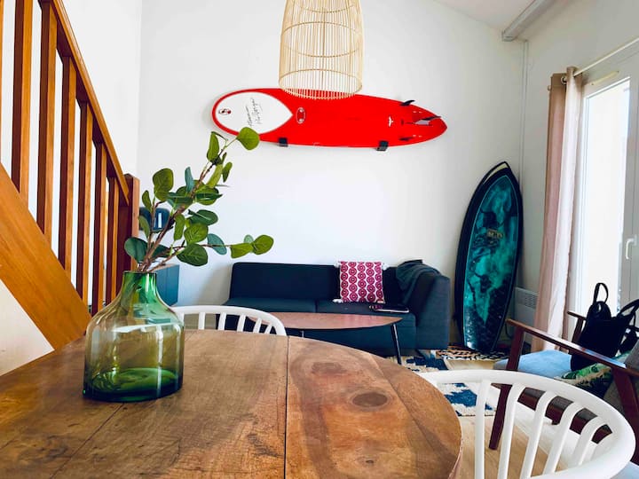 Beach House Au Pied Des Dunes Avec Piscine - Biscarrosse