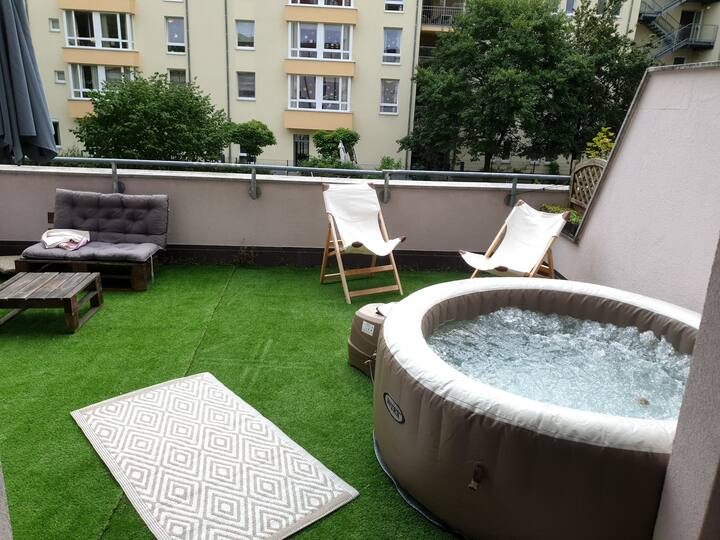 Zentrumsnahe Wohnung Mit Sonnenterrasse - ライプツィヒ