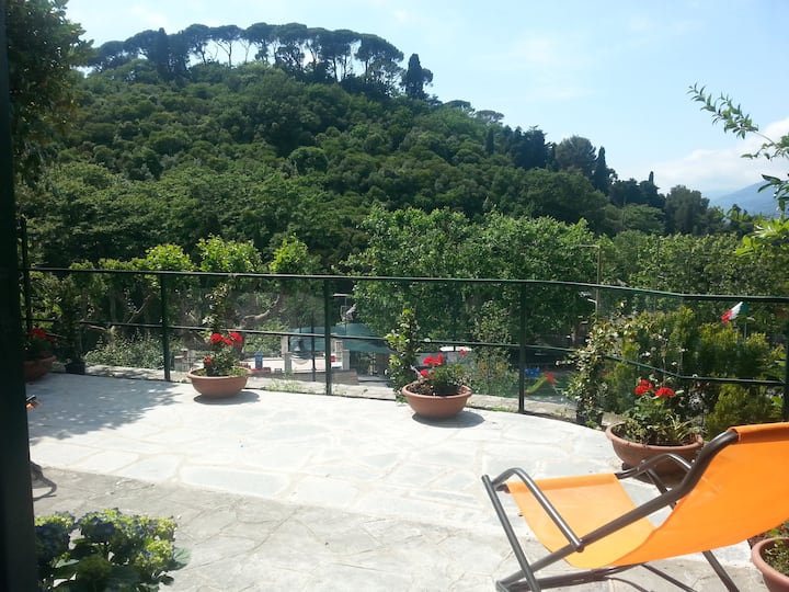 Camogli Terrace View Backyard Garage Central Area - Camogli