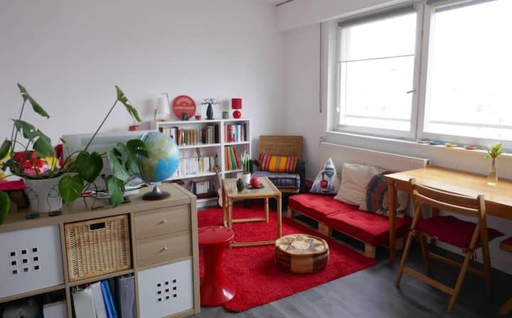 "Mon Perchoir", Grand Studio Lumineux, Confortable - Strasbourg