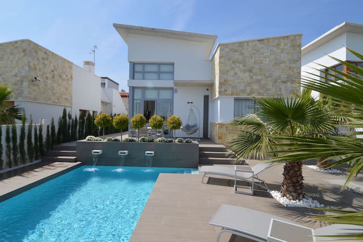 Villa Moderne Avec Piscine Privée - Algorfa