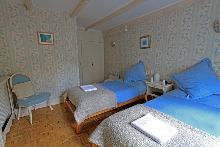 Les Glycines B&b - The Twin Room - Huelgoat