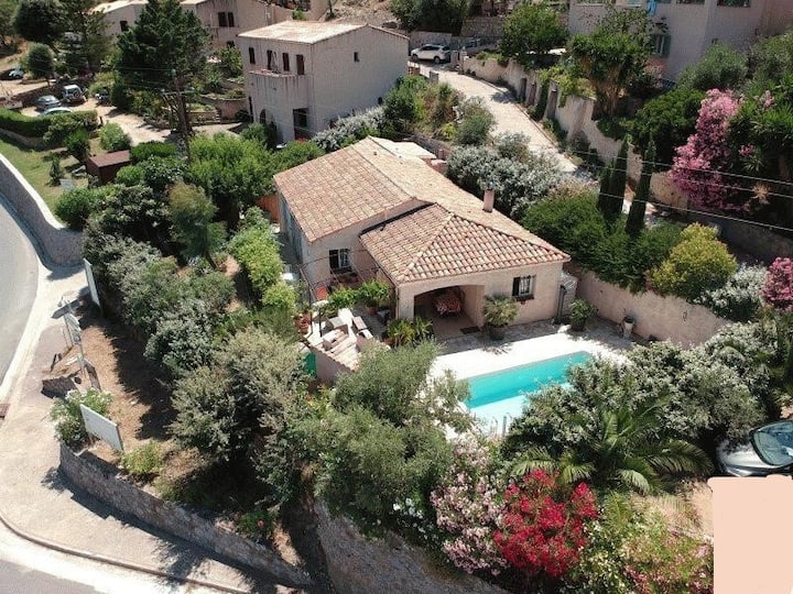 Villa Avec Piscine Et Vue Mer - Plage d'Aregno - Algajola