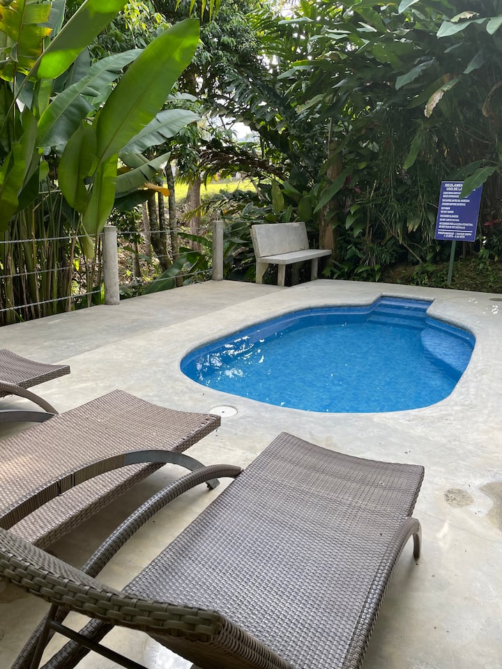 Beautiful Rustic Cabin #3 With Pool And Garden - La Fortuna