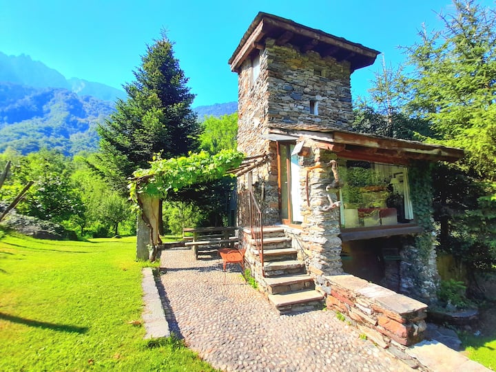 Torre Scilano, Chalet Baita In Vineyardchiavenna - Chiavenna