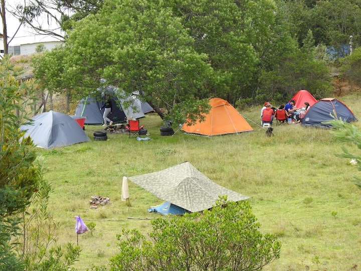 Zona De Camping  Reserva El Bosque Guatavita - Guatavita