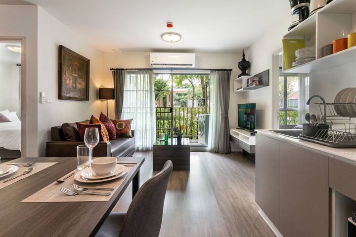 60 Sqm/ 650 Sqf Luxury Condo Free Airport Transfer - Chiang Mai