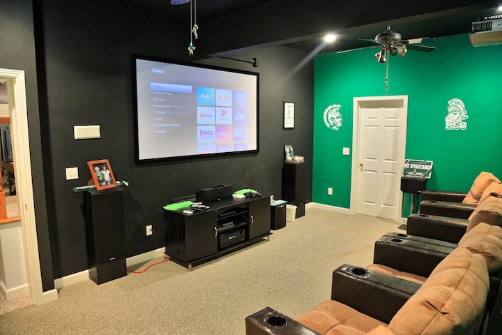 Full Basement Apartment: 3 Beds; Media, Game Rooms - Greer, SC