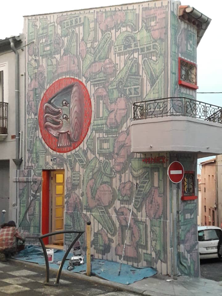 Funky, Confortable, Romantique, Central 2/4 Pers. - Sète