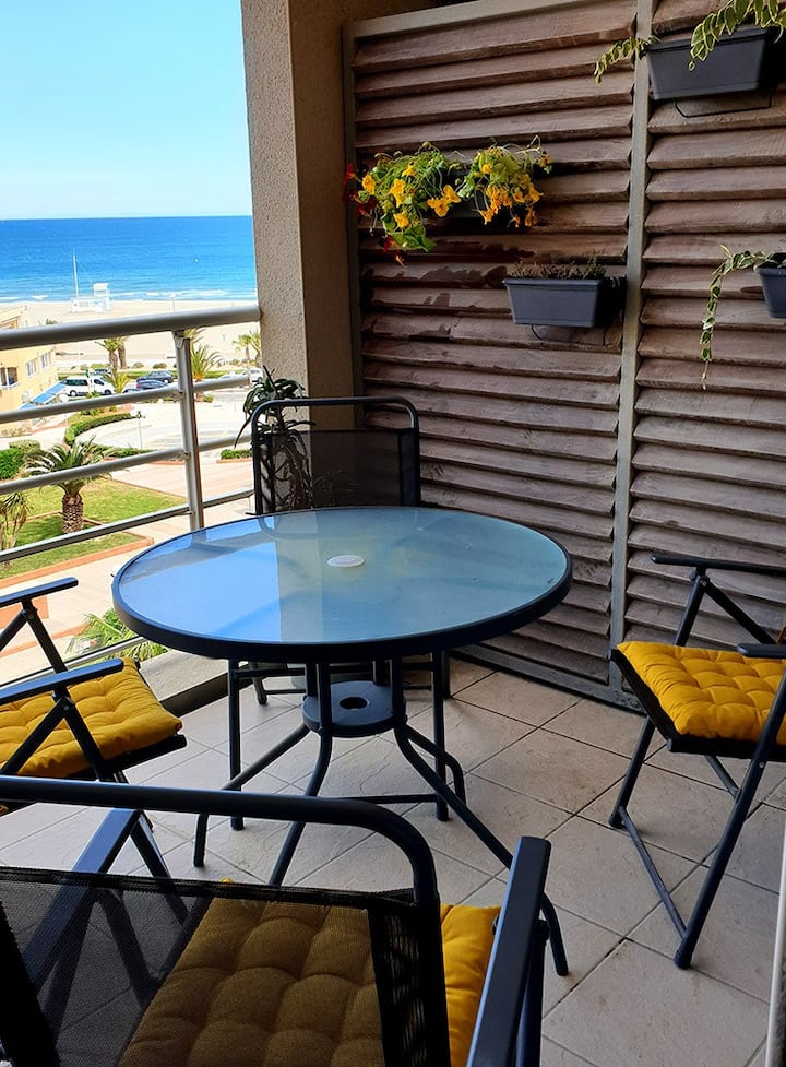 Splendide T3 Vue Mer, Double Terrasse, 100m Plage! - Canet-en-Roussillon