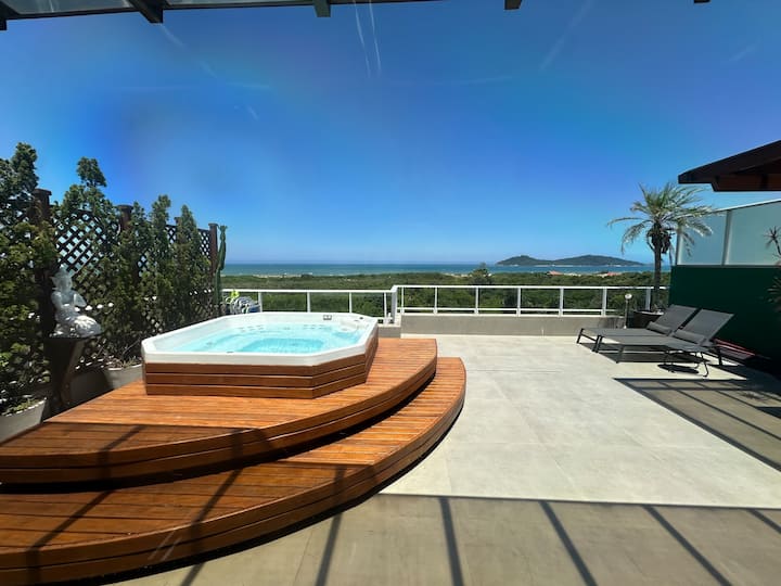 Penthouse De Luxo Com Vista P/ Ilha Do Campeche - Florianópolis