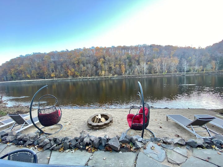 Serenity On The Deleware River - Ralph Stover State Park, Pipersville