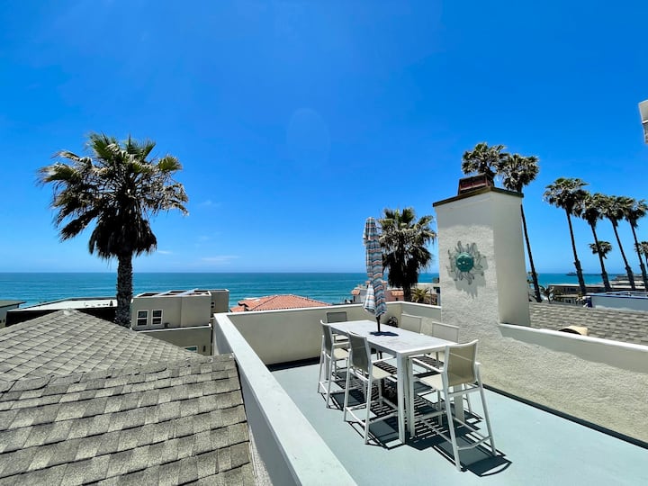 Oceanside Beach Home W/nice Ocean View, Ac & Evc! - オーシャンサイド, CA