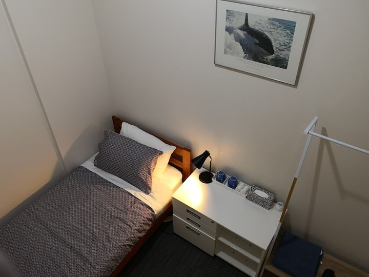 Hostel Single Bed Private Room No. 333 (No Window) - 오클랜드