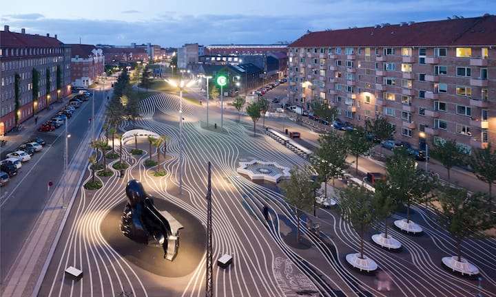 Best Location, Cosy Apt With Balcony At Nørrebro - Kopenhag