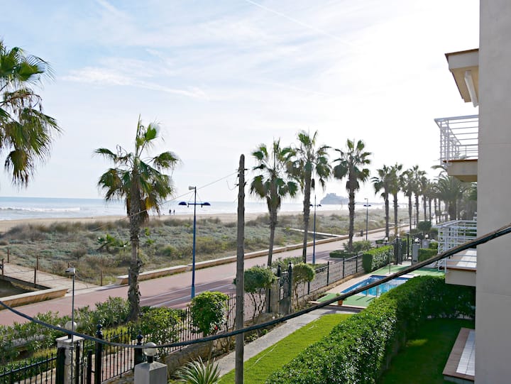 Gran Apartamento 1ªlinea De Playa Estac Priv Bici - Peñíscola