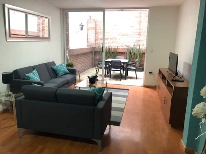 Lindo Departamento Con Terraza Interior, Roma Sur - Mexico State
