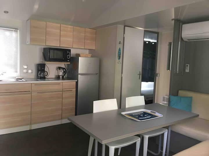 Mobilhome Climatisé,2/6 Pers, Camping 5*, Landes - Landes