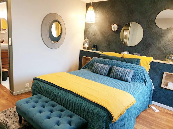 Chambre Double Et Salle De Bains, Proche Auray - 오레