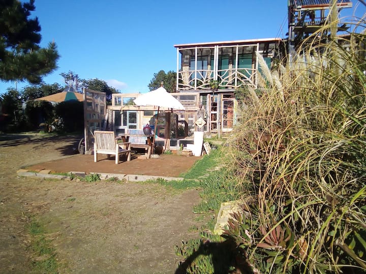 Yurta Maravillosa Con Chimenea Y Tina Interior - Pichilemu
