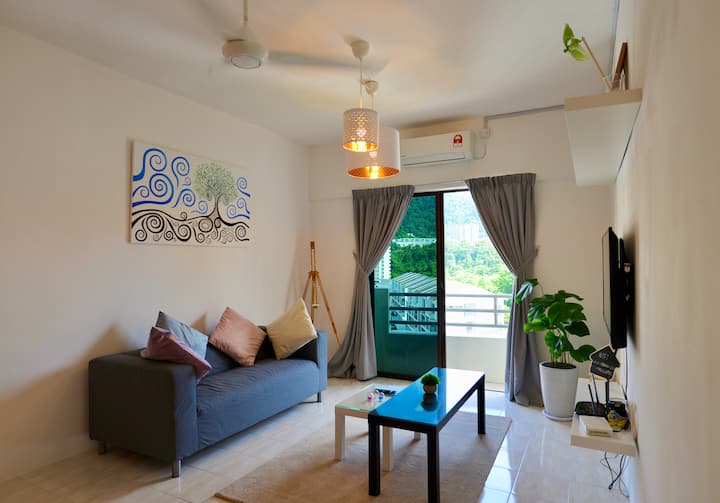 Victoria Heights, 3 Rooms 6 Pax, 维多利亚公寓，三房六人 - Bayan Lepas