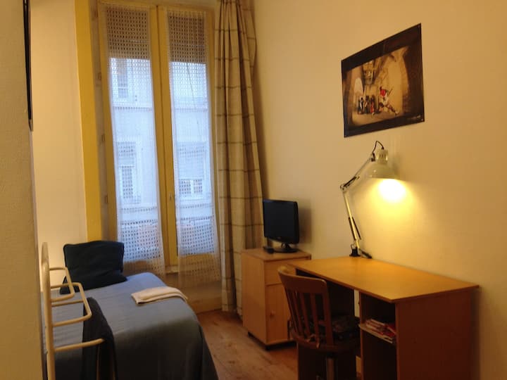Chambre 1pers Proche Gare Part Dieu, Douche Privée - Lyon
