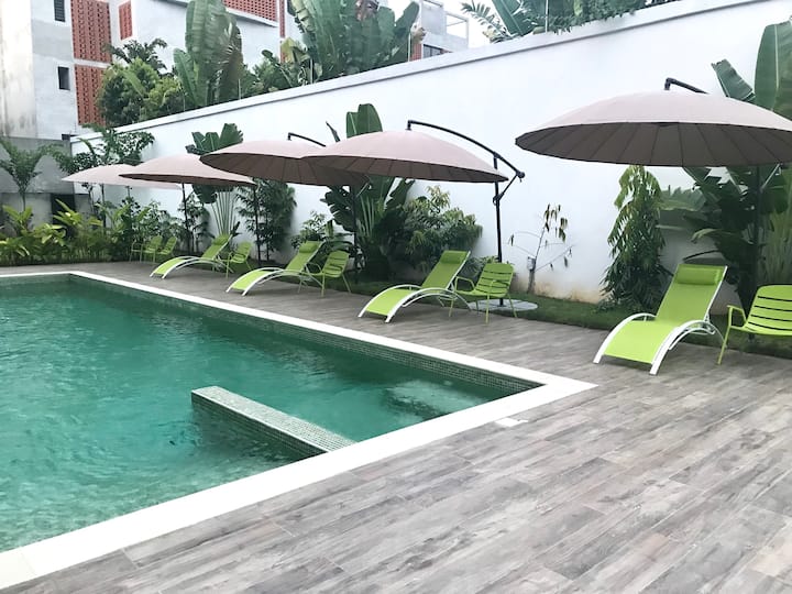 Résidence Awalé. Appt Bilinga.piscine. Sport - Abidjan