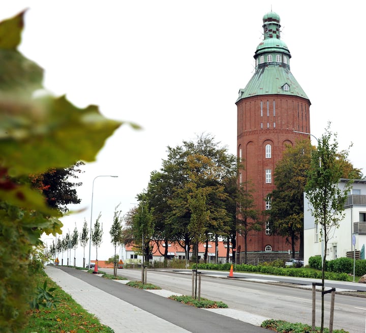 Topplägenhet I Gamla Vattentornet "Nappflaskan" - Ystad