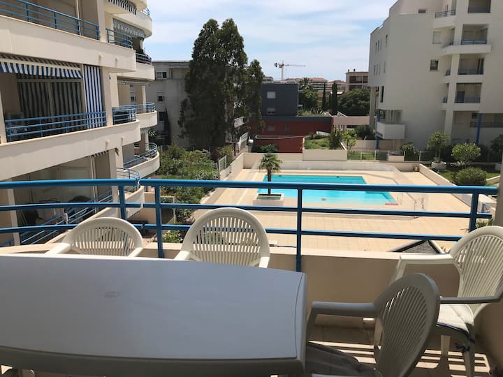 F3 à Fréjus Plage ; Piscine Privée Et Mer à 300 M - Fréjus