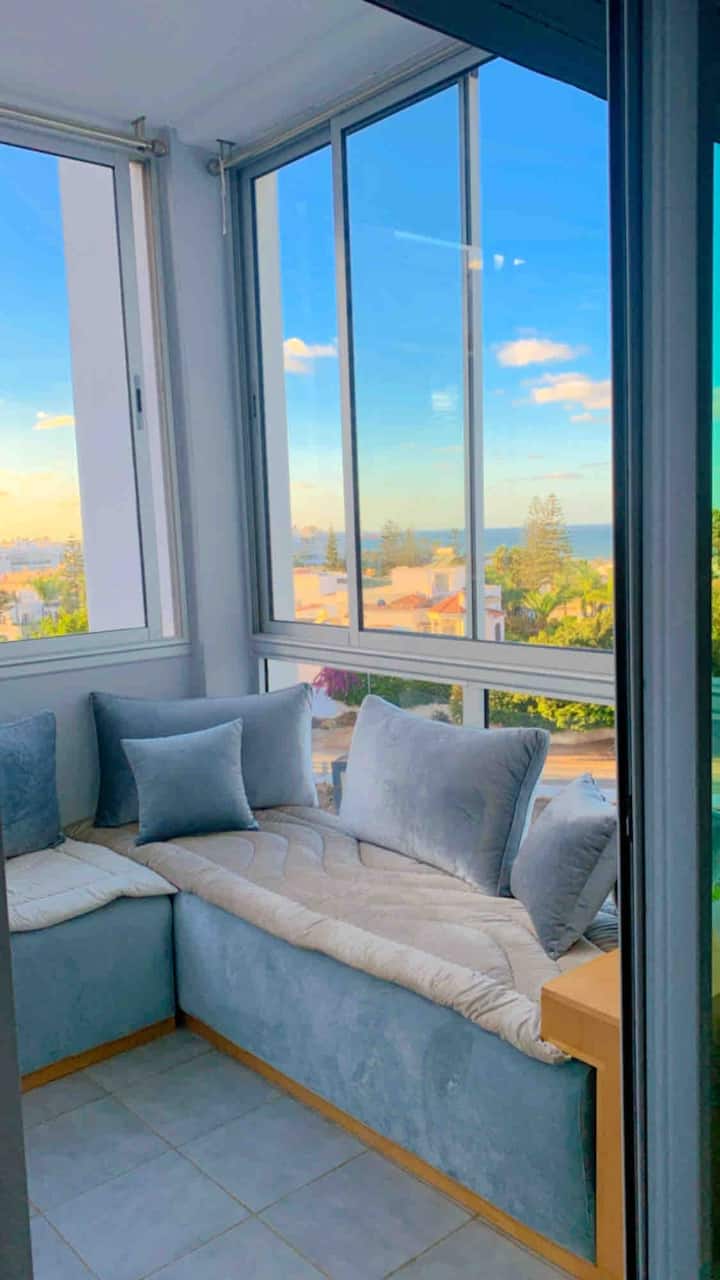 Un Apt A La Siesta Resort Vue Sur Plage , Picsine - Mohammédia