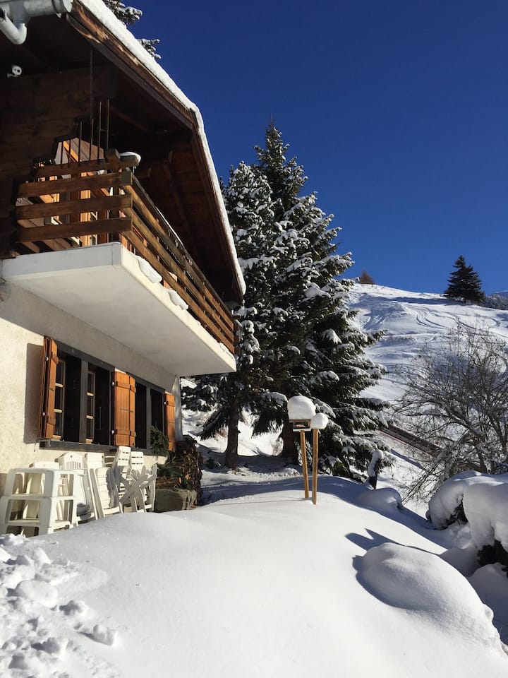 Knus Chalet Aan De Piste Of In Wandelgebied - Sierre