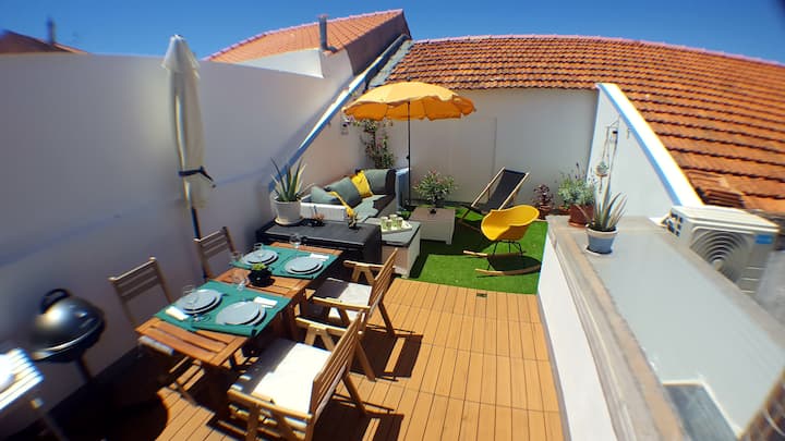 Maison De Ville Avec Terrasse, Centre Historique - Portimão