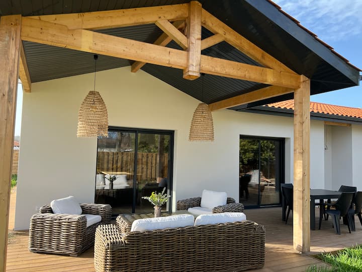 Maison Neuve Proche De L'océan Et Au Calme - Landes