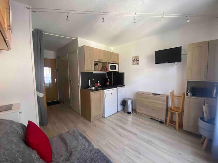 Studio Ski Aux Pieds Dans Centre Ville Risoul 1850 - Risoul