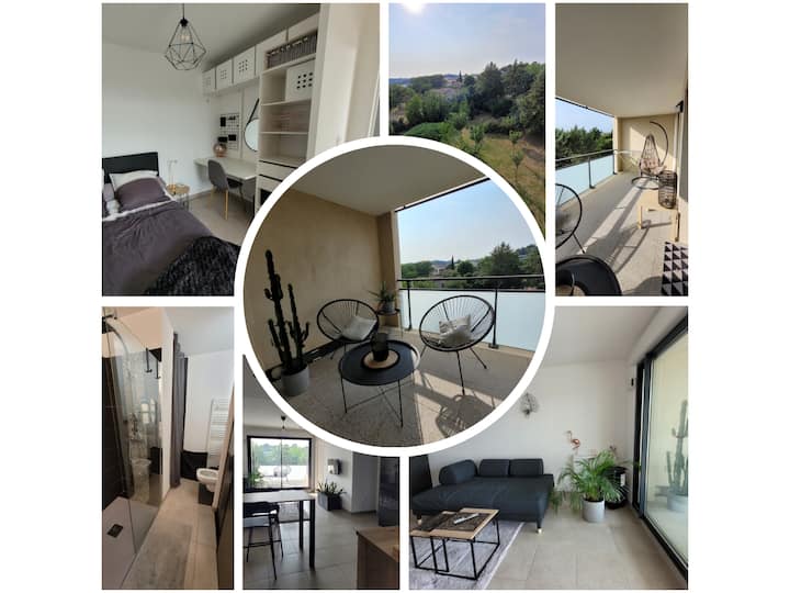 T2 Clim+wifi+box Voiture+terrasse - Départ Av 17h - Les Milles