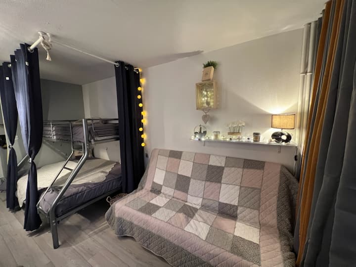 Coquet Studio De 5 Places.
Panorama Exceptionnel. - La Mongie